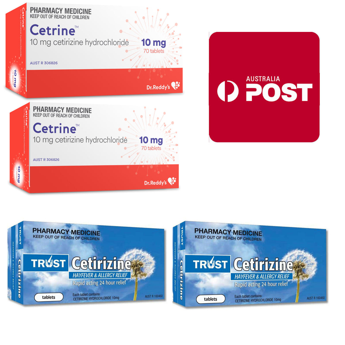 340x Cetirizine Mega Bundle – Allied Pharmacy Group Pty Ltd