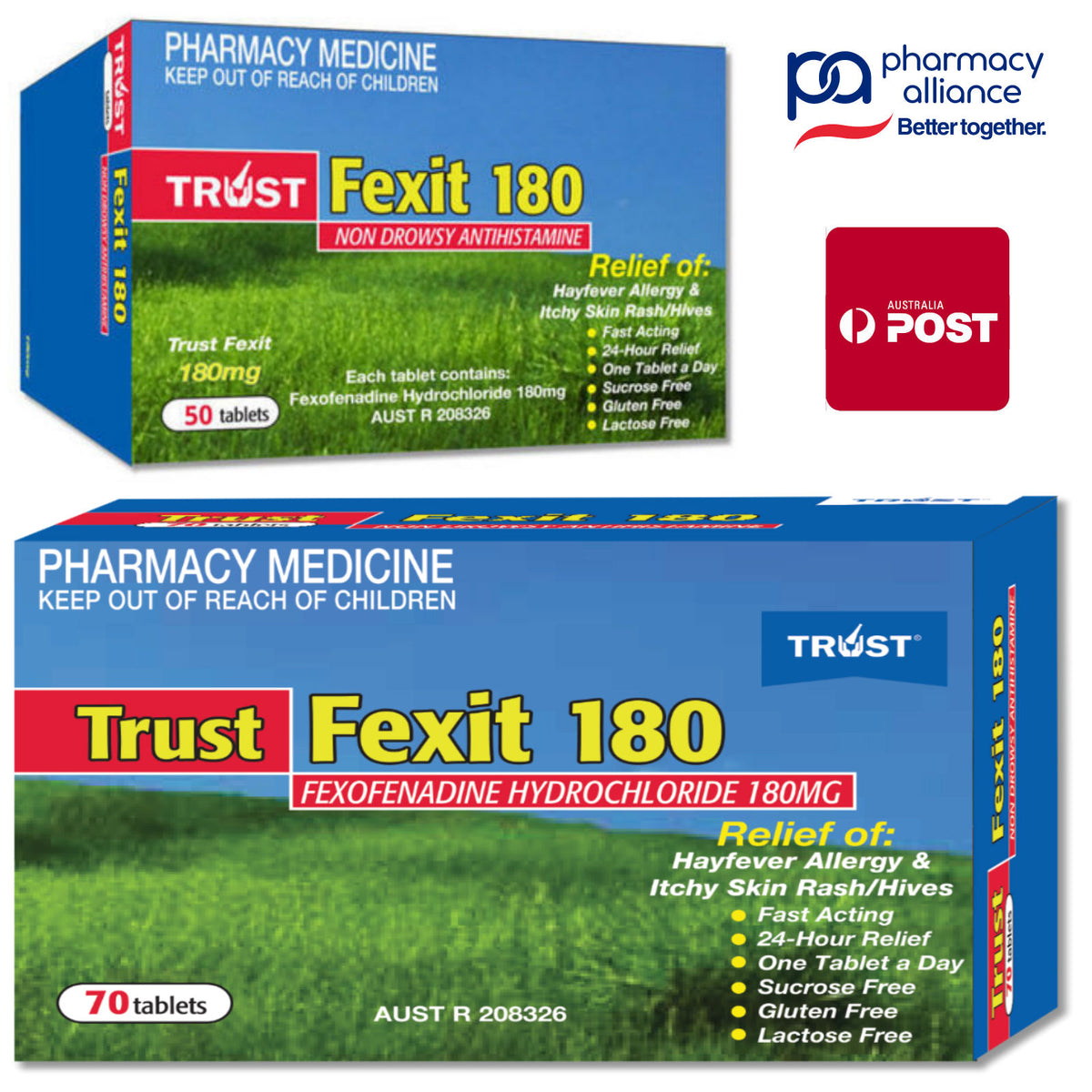 120x Trust Fexit 180mg, Fexofenadine Hydrochloride - 2025 Final Cleara ...