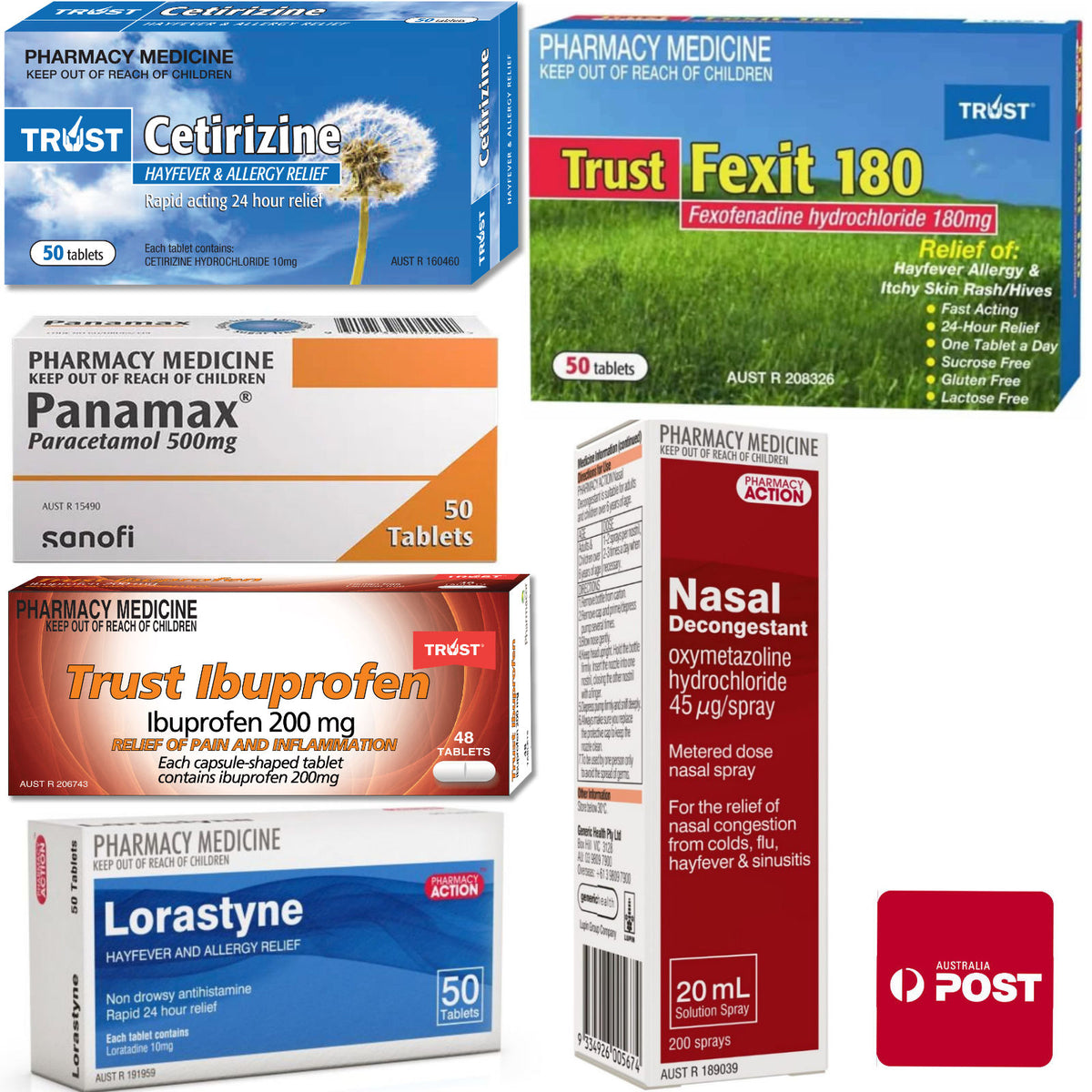 Midweek Hayfever + Pain Relief Medication Bundle – Allied Pharmacy ...
