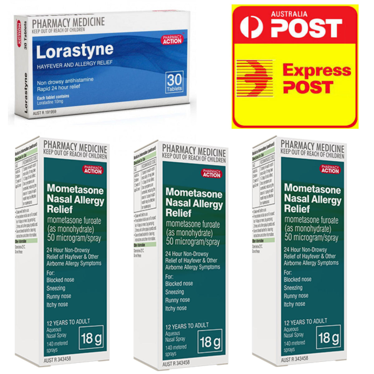 3x Mometasone 140 Dose + 30x Loratadine Combo – Allied Pharmacy Group ...